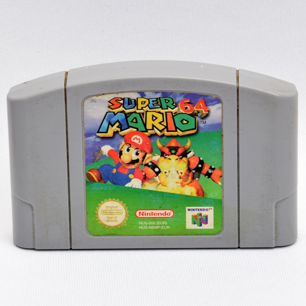 Pre-owned Nintendo 64 N64 : SUPER MARIO Console Game Cartridge (G ...